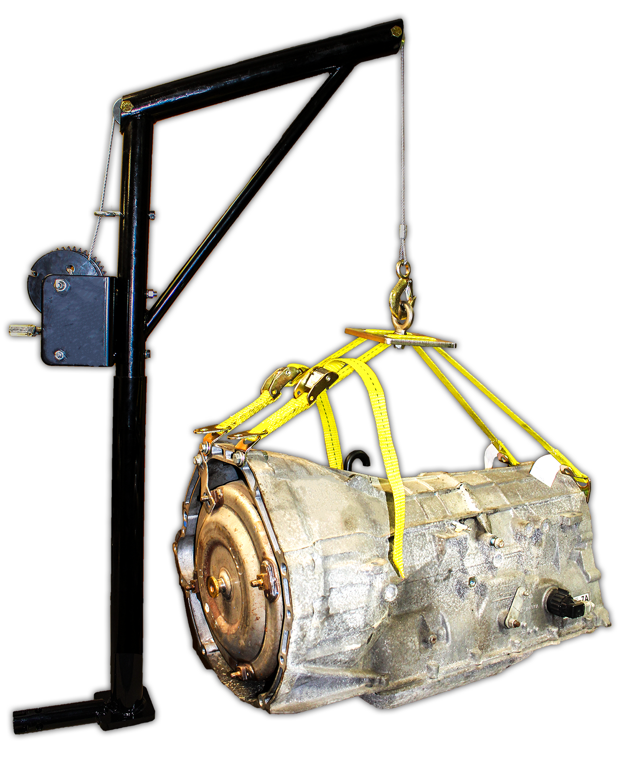 Adapt-A-Case transmission tool T-BMCAC Bench Mount Crane